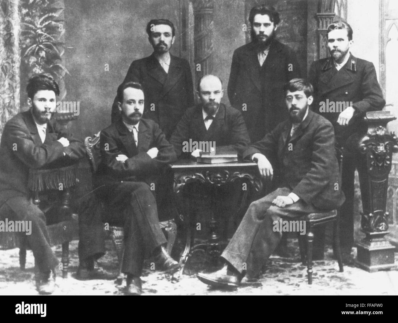 RUSSIAN MARXISTS, 1897. /nFuture Bolshevik leader Vladimir Lenin ...