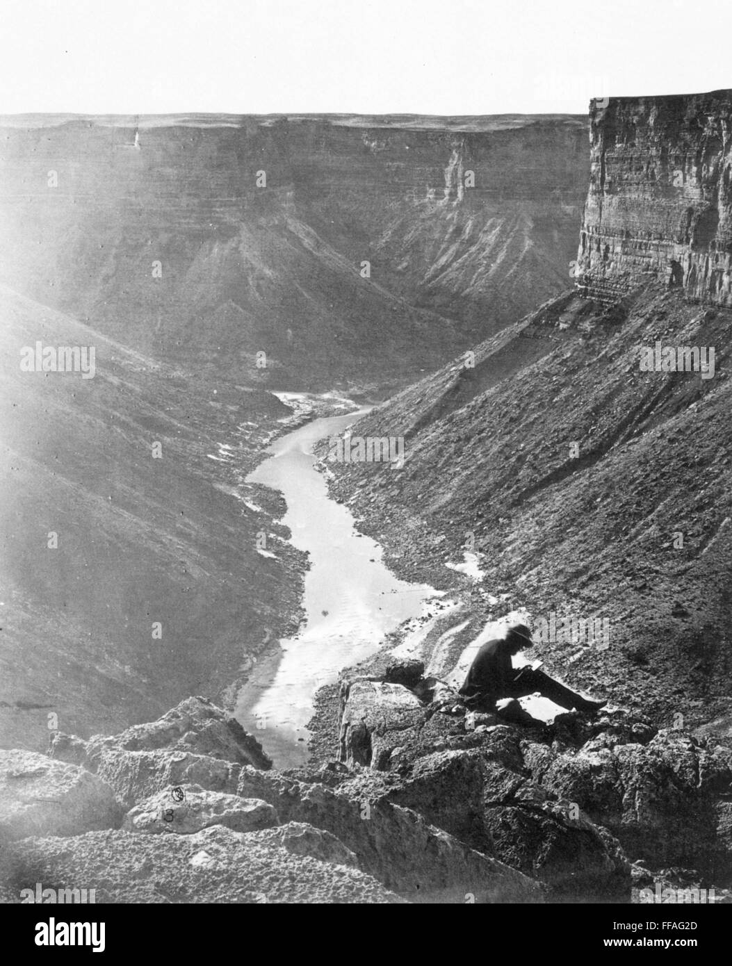 GRAND CANYON, 1872. /nMouth of Kanab Wash, looking West; Arizona ...