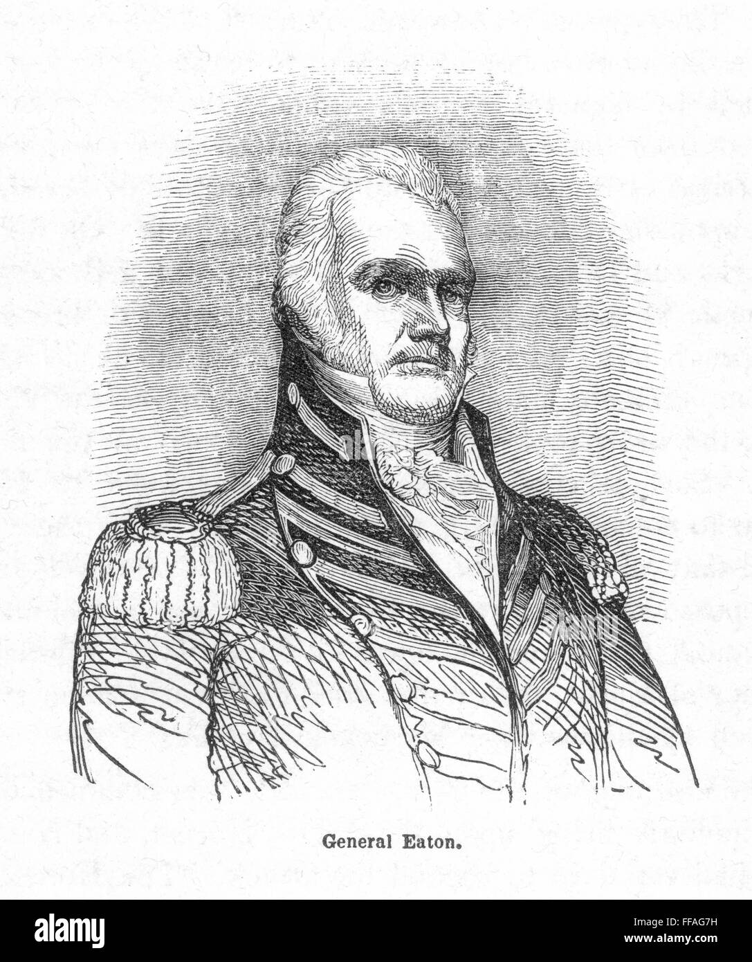 WILLIAM EATON (1764-1811). /nAmerican army officer and diplomat Stock ...