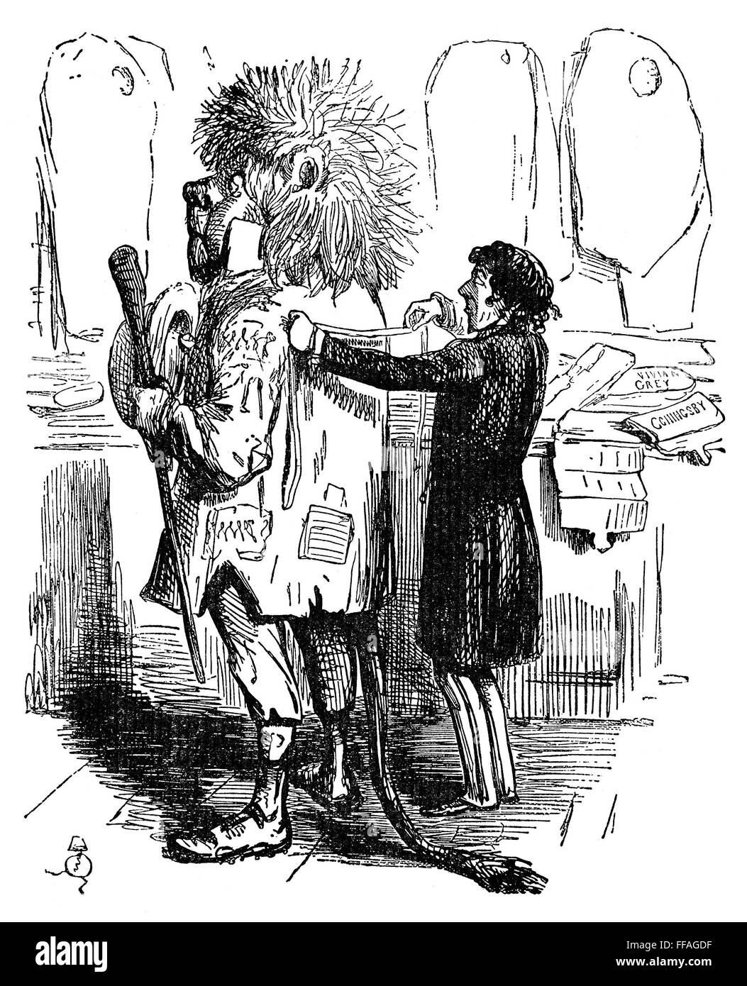 BENJAMIN DISRAELI CARTOON. /n'The state of the nation: Disraeli ...