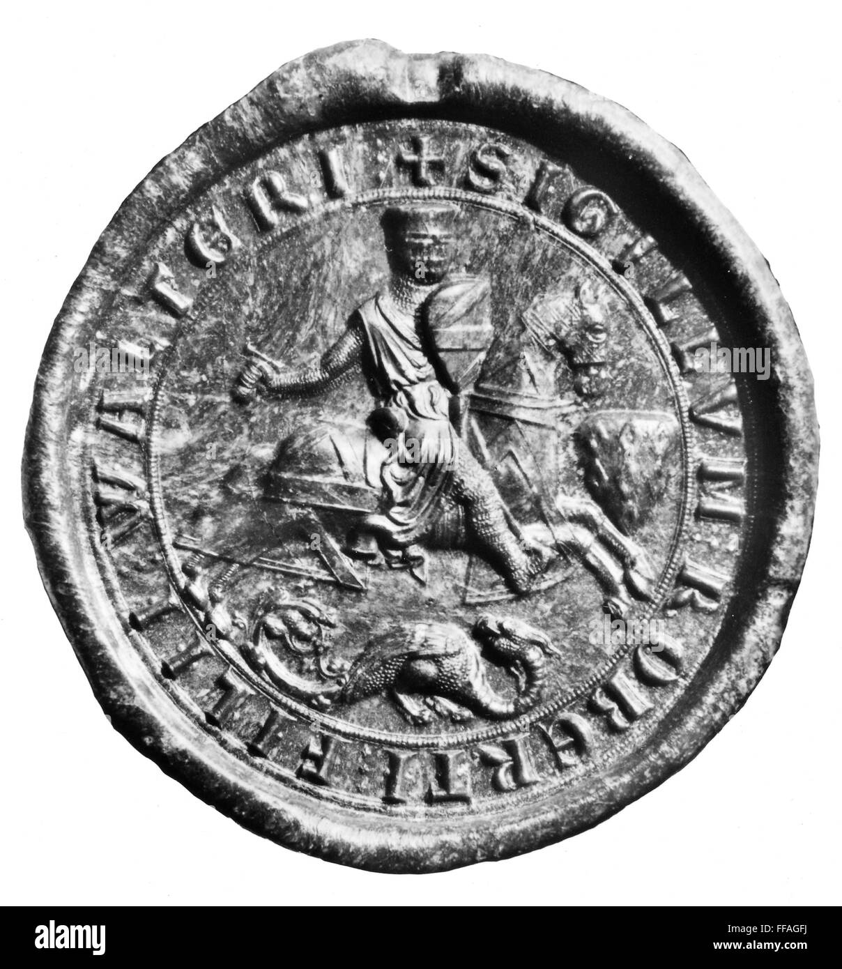 FITZWALTER'S SEAL. /nSeal of Robert Fitzwalter (1198-1234), English ...