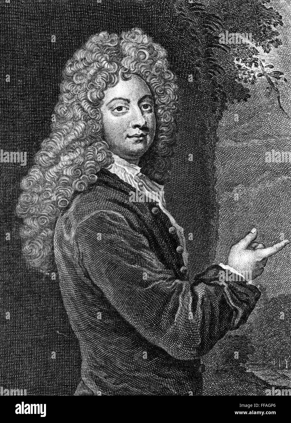 WILLIAM CONGREVE /n(1670-1729). English dramatist. Line engraving ...