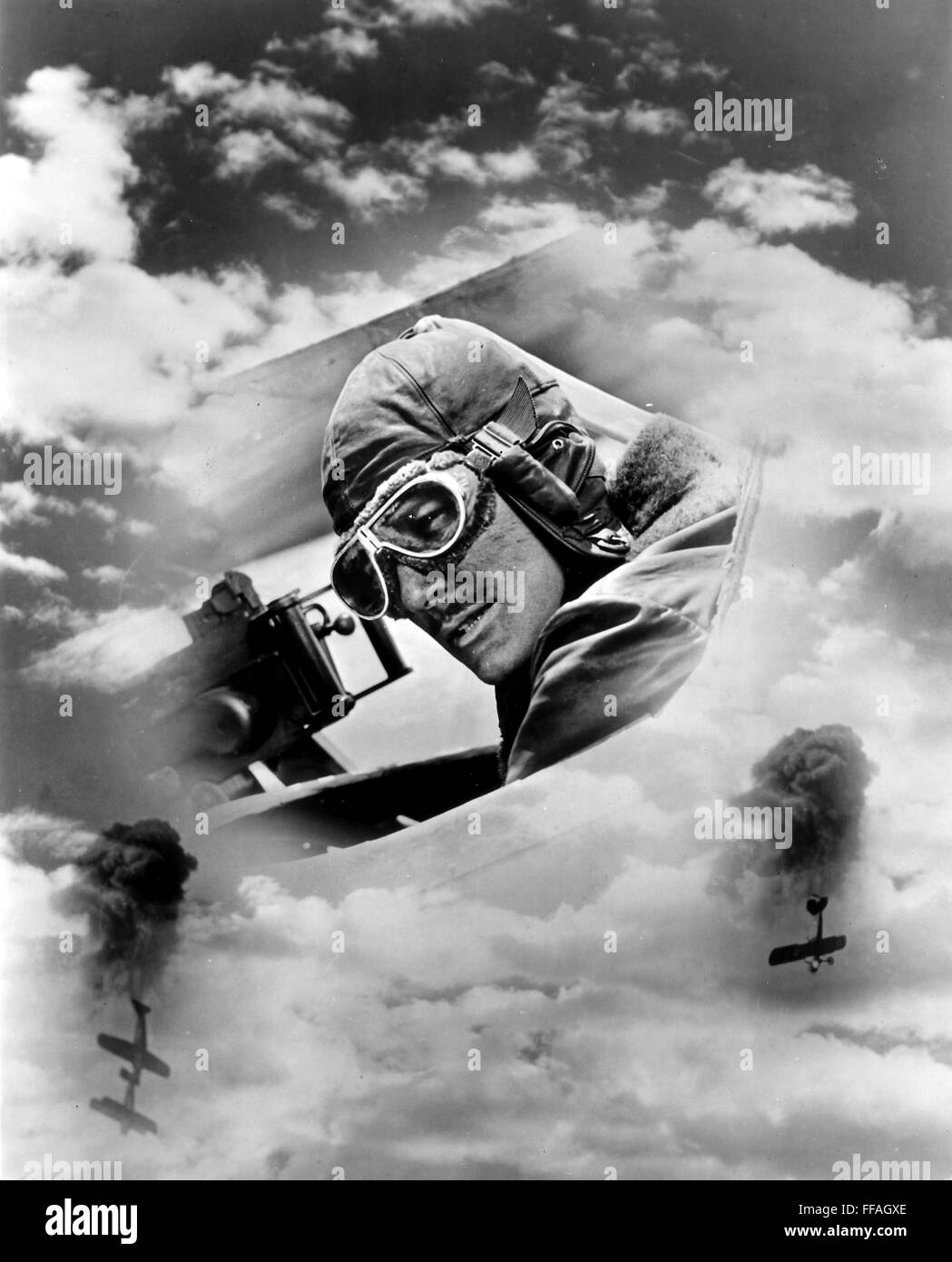 ERROL FLYNN (1909-1959). /nAustralian actor. Flynn in 'The Dawn Patrol ...