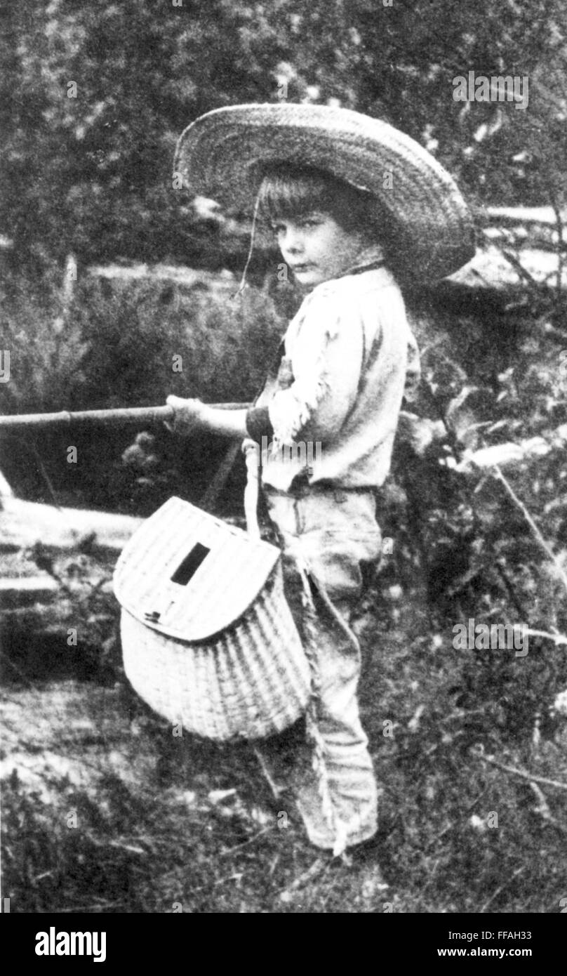 ERNEST HEMINGWAY /n(1899-1961). American writer. Photographed by his ...