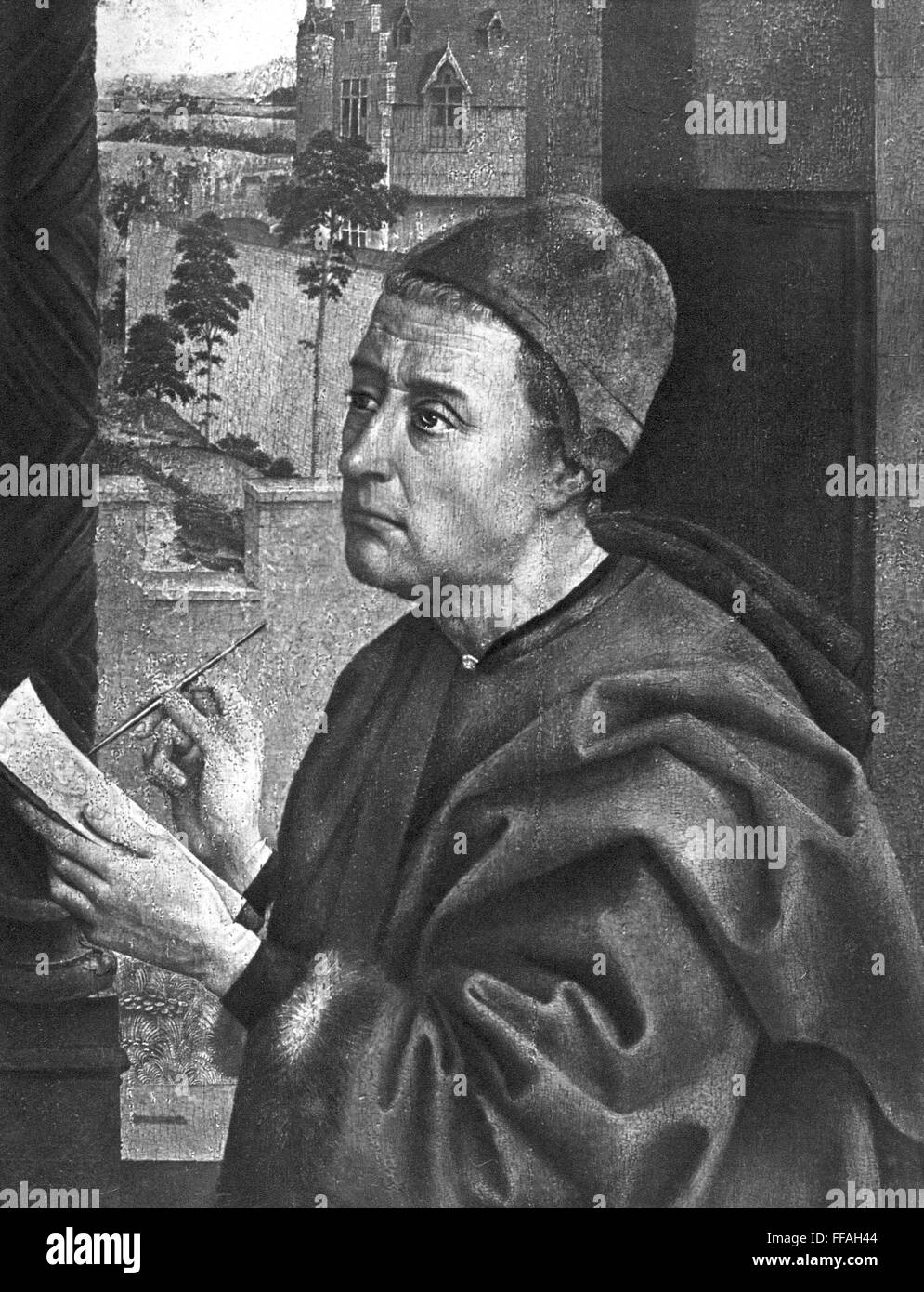 ROGIER VAN DER WEYDEN /n(1399?-1464). Flemish painter. Presumed self ...