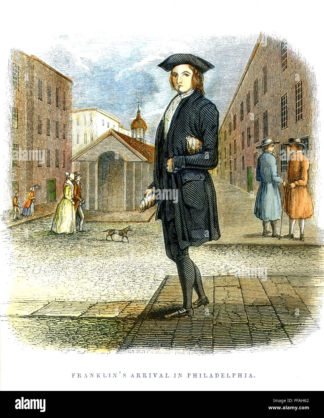 BENJAMIN FRANKLIN (1706-1790). /nAmerican printer, publisher, scientist ...