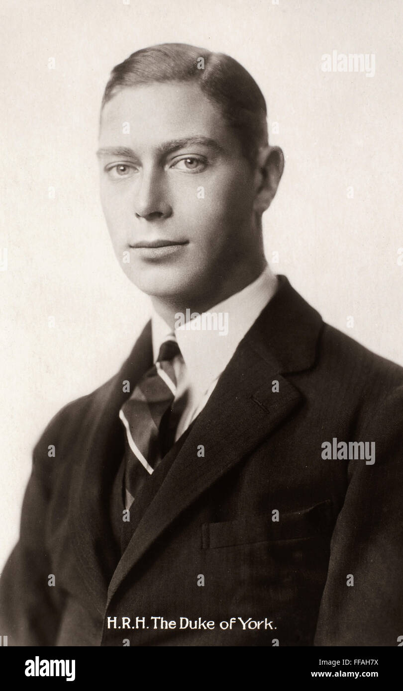 GEORGE VI (1895-1952). /nKing of Great Britain, 1936-1952. Photographed ...