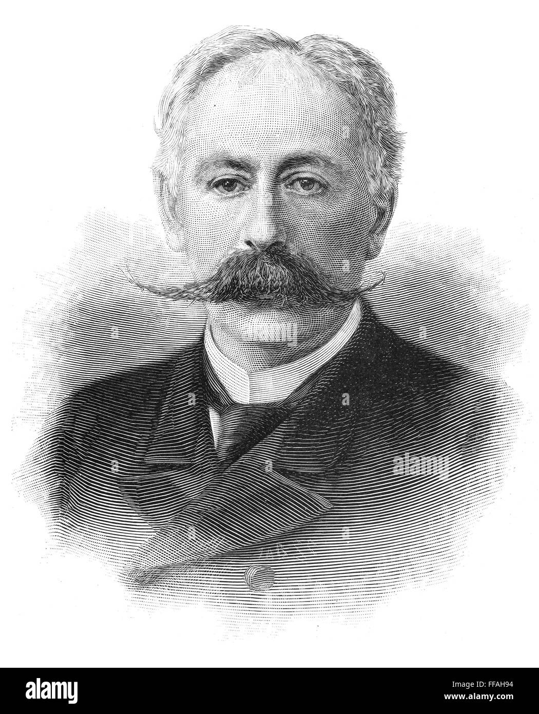 MORITZ VON HIRSCH /n(1831-1896). (Baron de Hirsch). German businessman ...