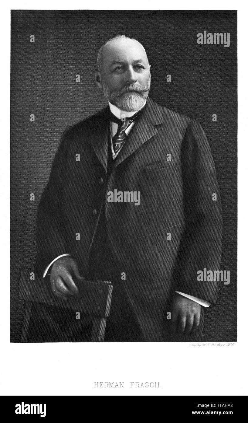 HERMAN FRASCH (1851-1914). /nAmerican (German-born) chemist and ...