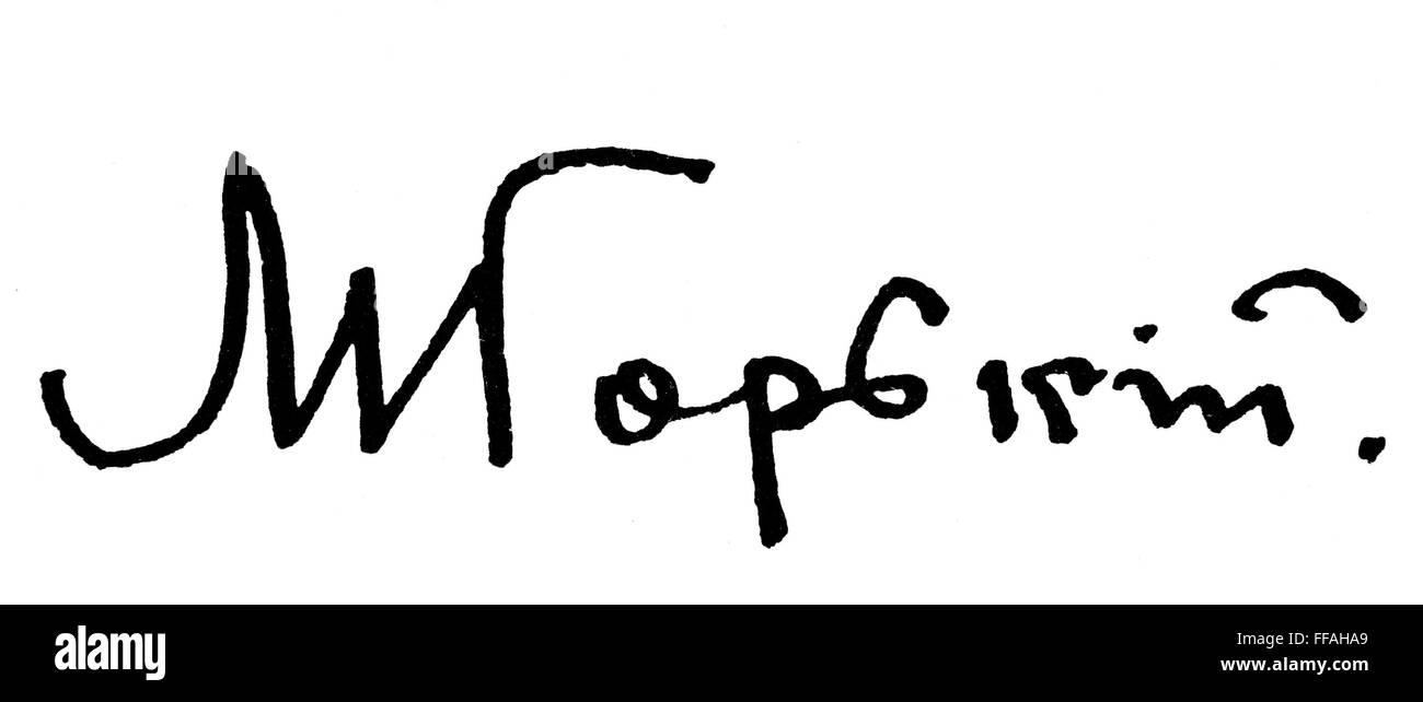 MAXIM GORKI (1868-1936). /nRussian writer. Facsimile autograph ...
