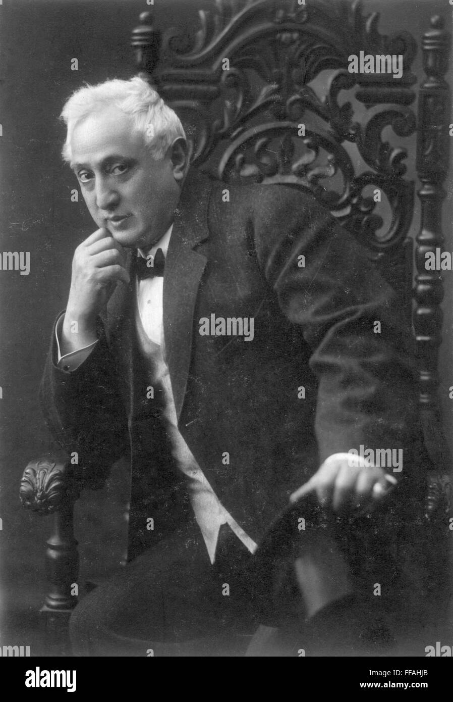 JACOB ADLER (1855-1926). /nAmerican (Ukrainian-born) actor Stock Photo ...