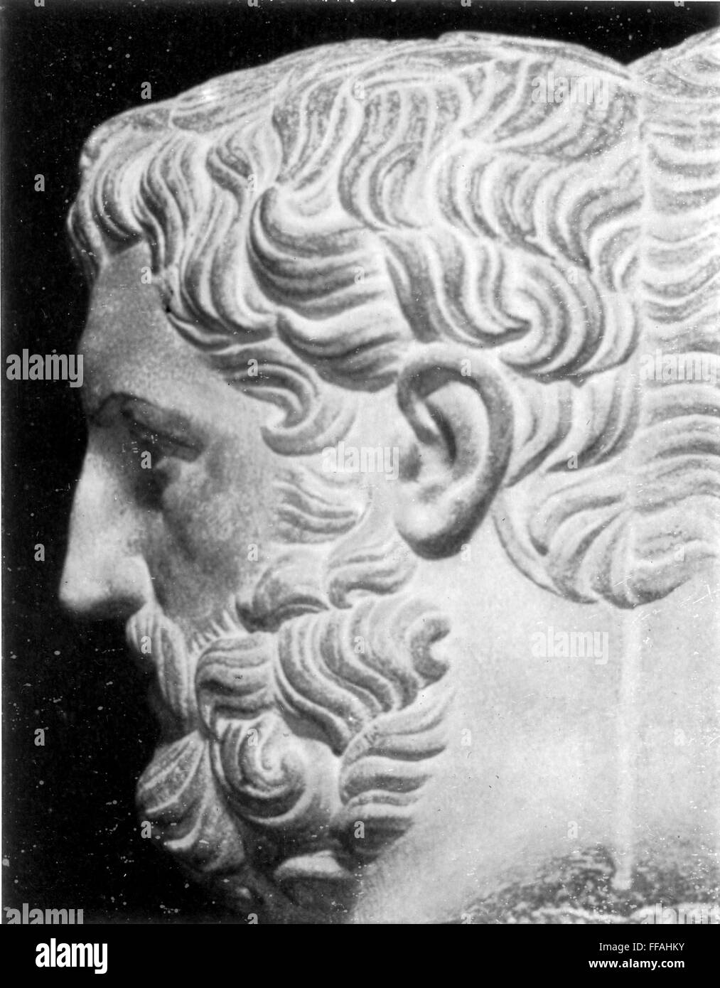 EPICURUS (343?-270 B.C.). /nGreek philosopher. Greek portrait term ...