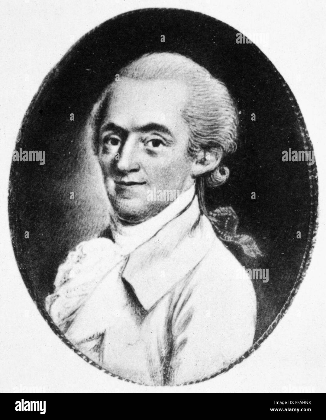 ELBRIDGE GERRY (1744-1814). /nAmerican statesman. Miniature, 1789, by ...