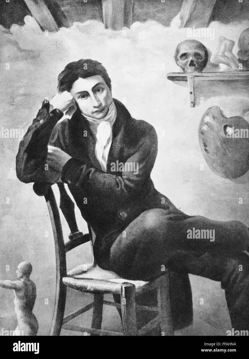 GERICAULT: SELF-PORTRAIT. /nJean Louis Andre Theodore Gericault (1791 ...