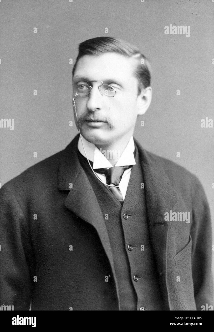 SIR HENRY RIDER HAGGARD /n(1856-1925). English novelist Stock Photo - Alamy