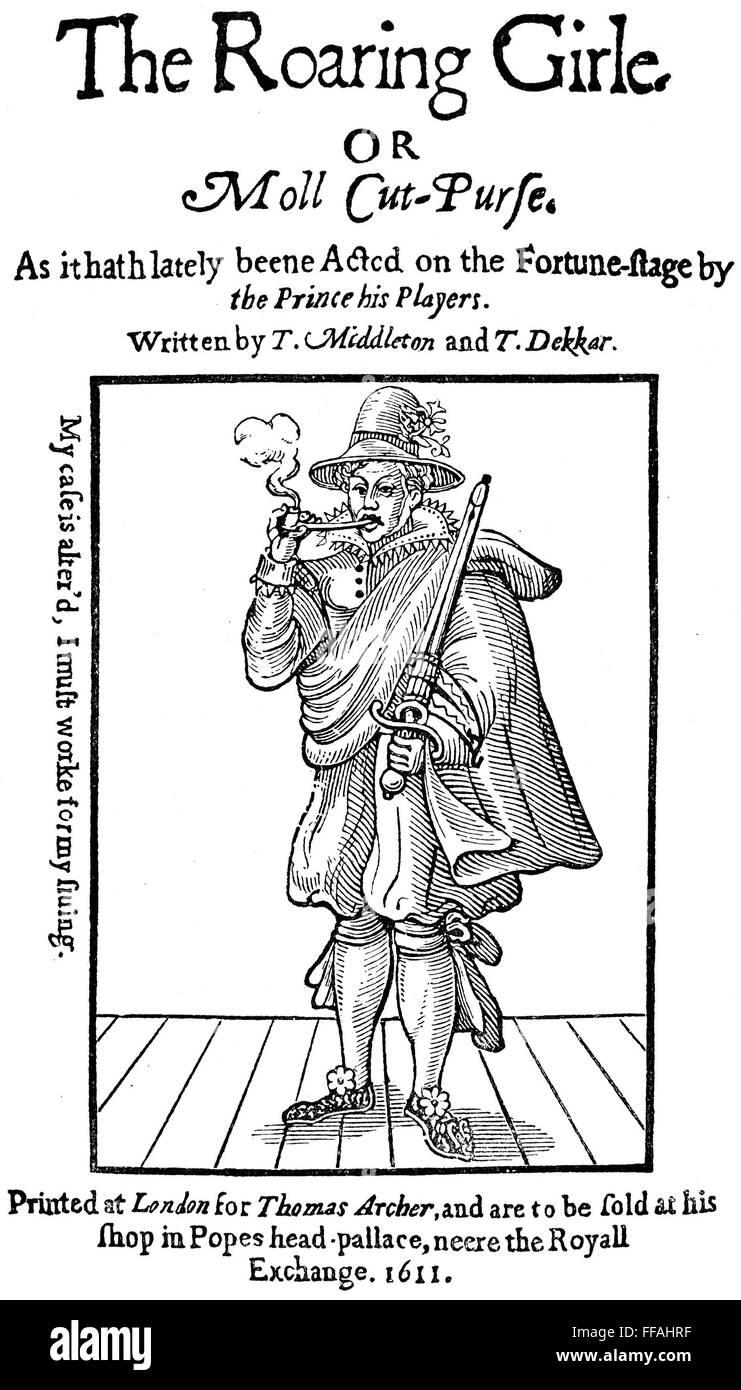 MARY FRITH (1585?-1660). /nKnown as Moll Cutpurse. Notorious English ...