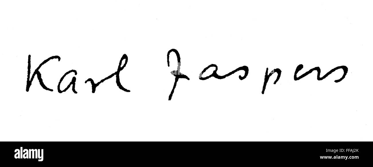 KARL JASPERS (1883-1969). /nGerman psychiatrist and philosopher ...