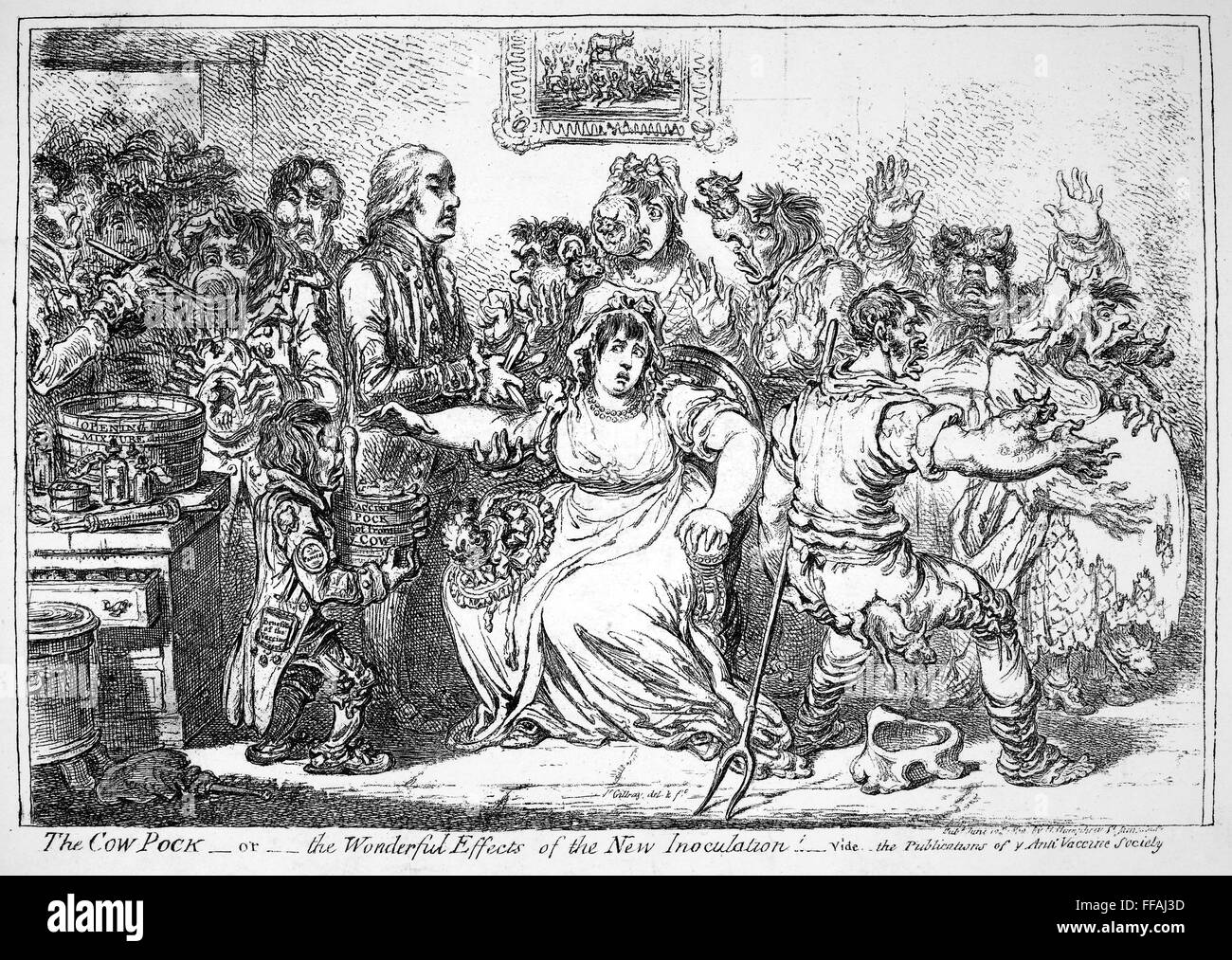 EDWARD JENNER (1749-1823). /nEnglish physician. Jenner unmistakably as ...