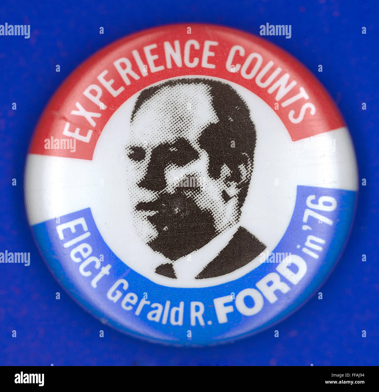 PRESIDENTIAL CAMPAIGN:1976. /nRepublican campaign button from the 1976 ...