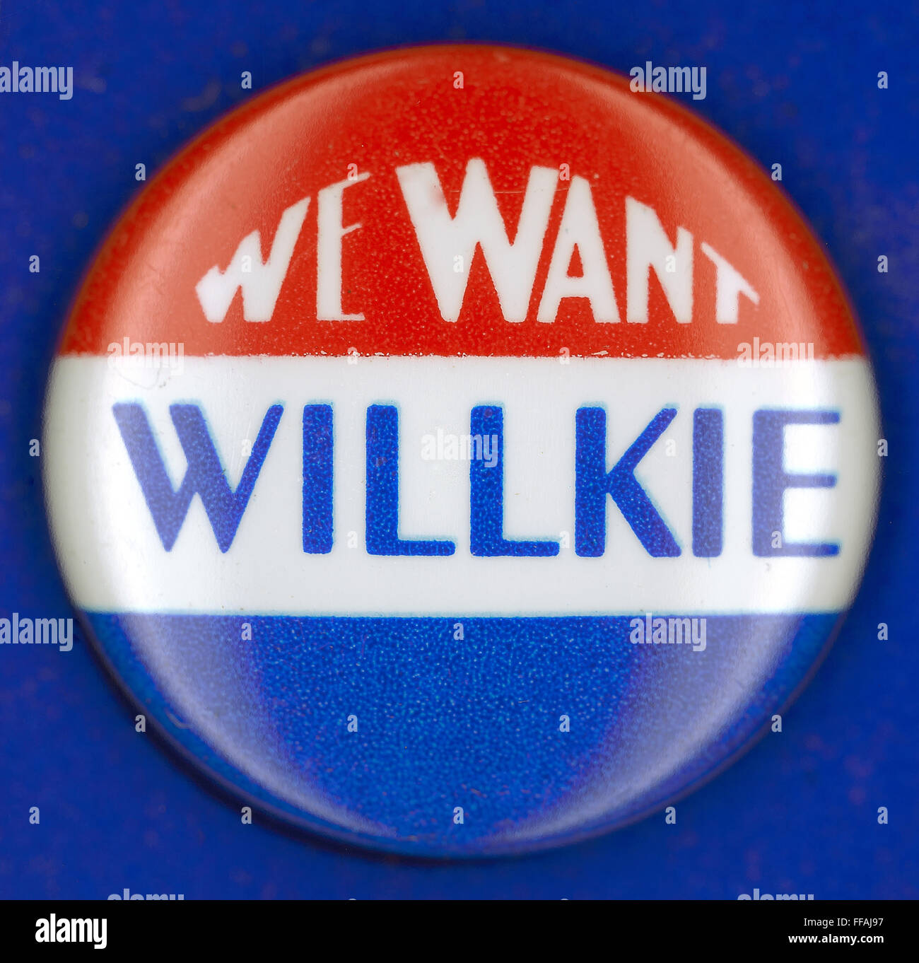 PRESIDENTIAL CAMPAIGN:1940. /nRepublican campaign button from the 1940 ...