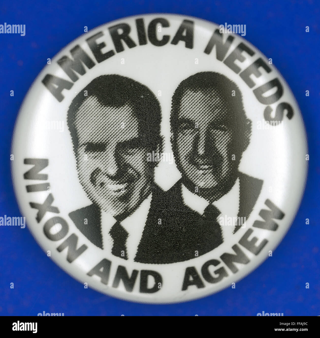 PRESIDENTIAL CAMPAIGN, 1968. /nCampaign button, 1968, featuring ...