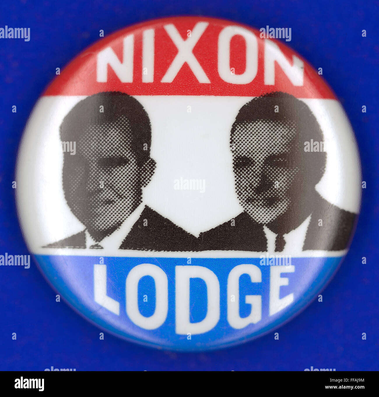 PRESIDENTIAL CAMPAIGN:1960. /nRepublican campaign button from the 1960 ...