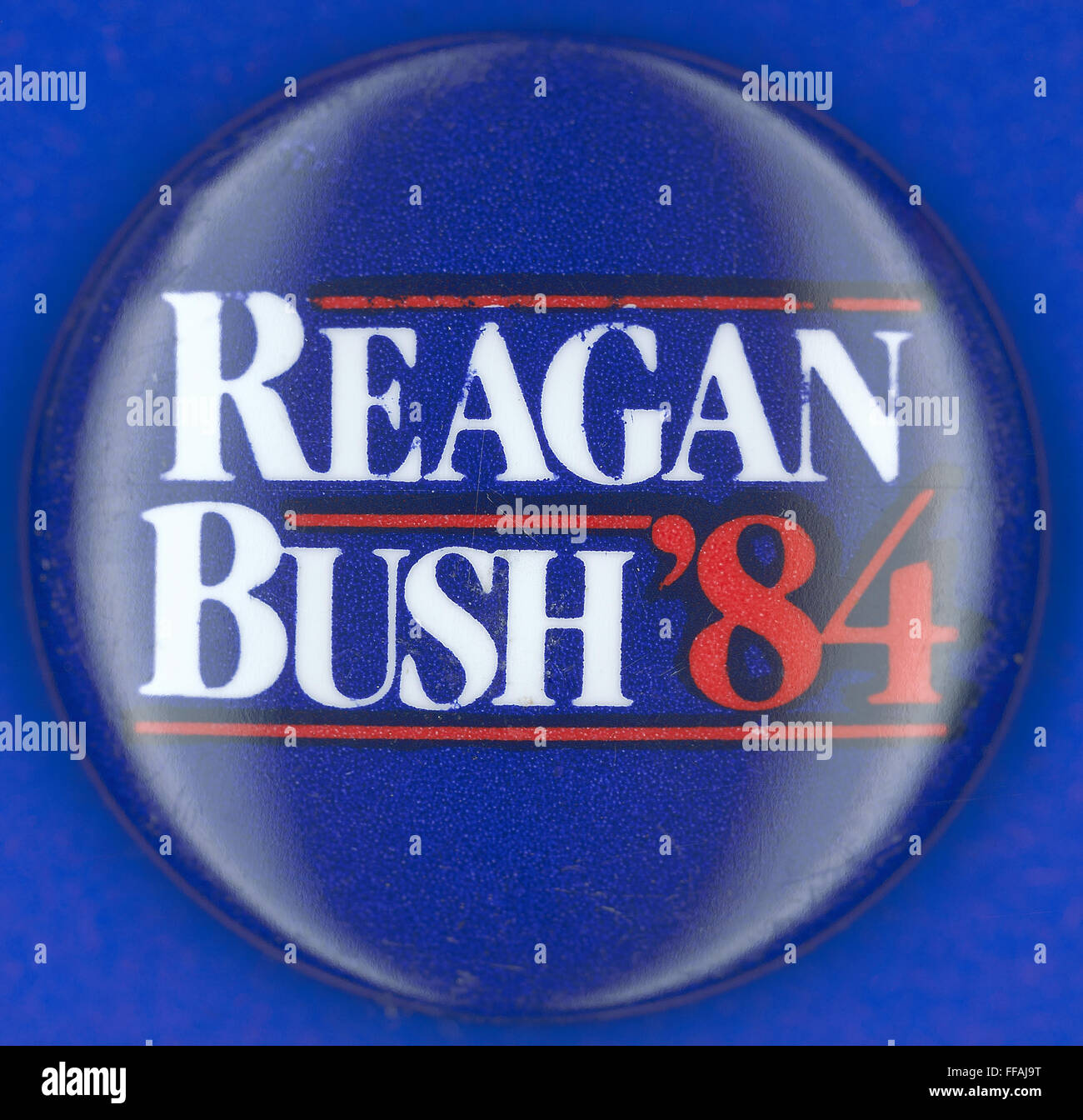 PRESIDENTIAL CAMPAIGN: 1984. /nRepublican campaign button from the 1984 ...