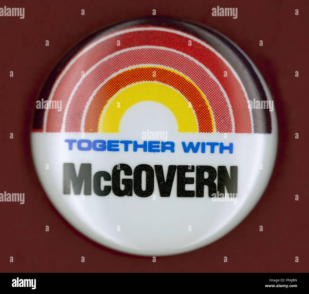 McGOVERN CAMPAIGN BUTTON. /nDemocratic presidential campaign button ...