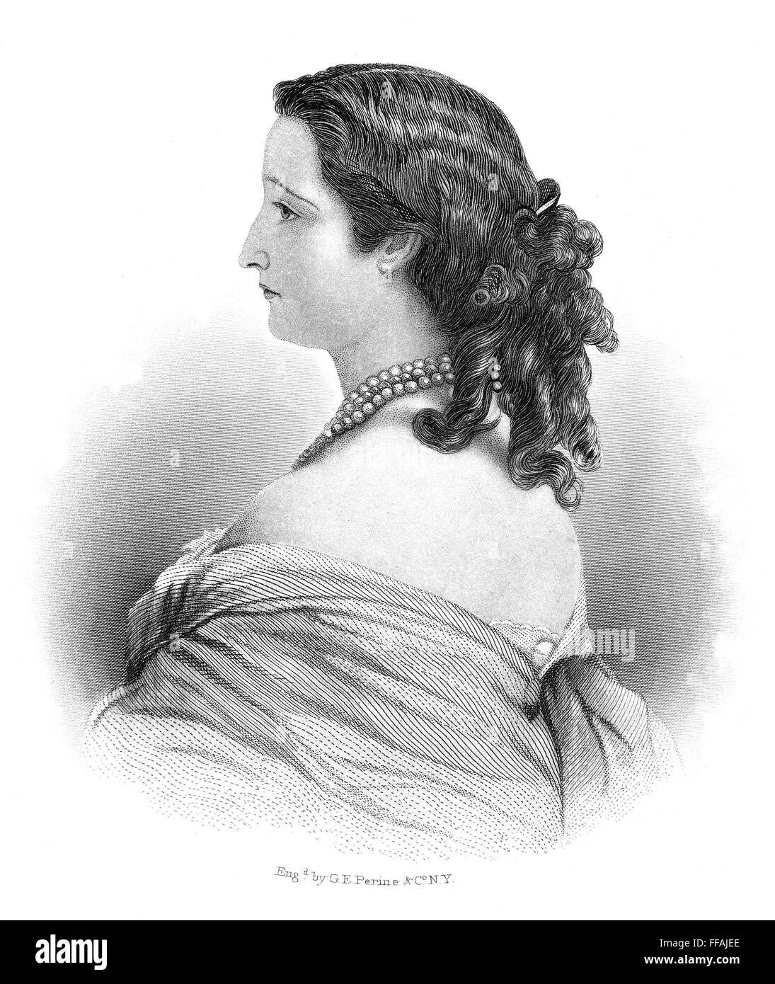EMPRESS EUGENIE OF FRANCE /n(1826-1920). Empress of the French, 1853 ...