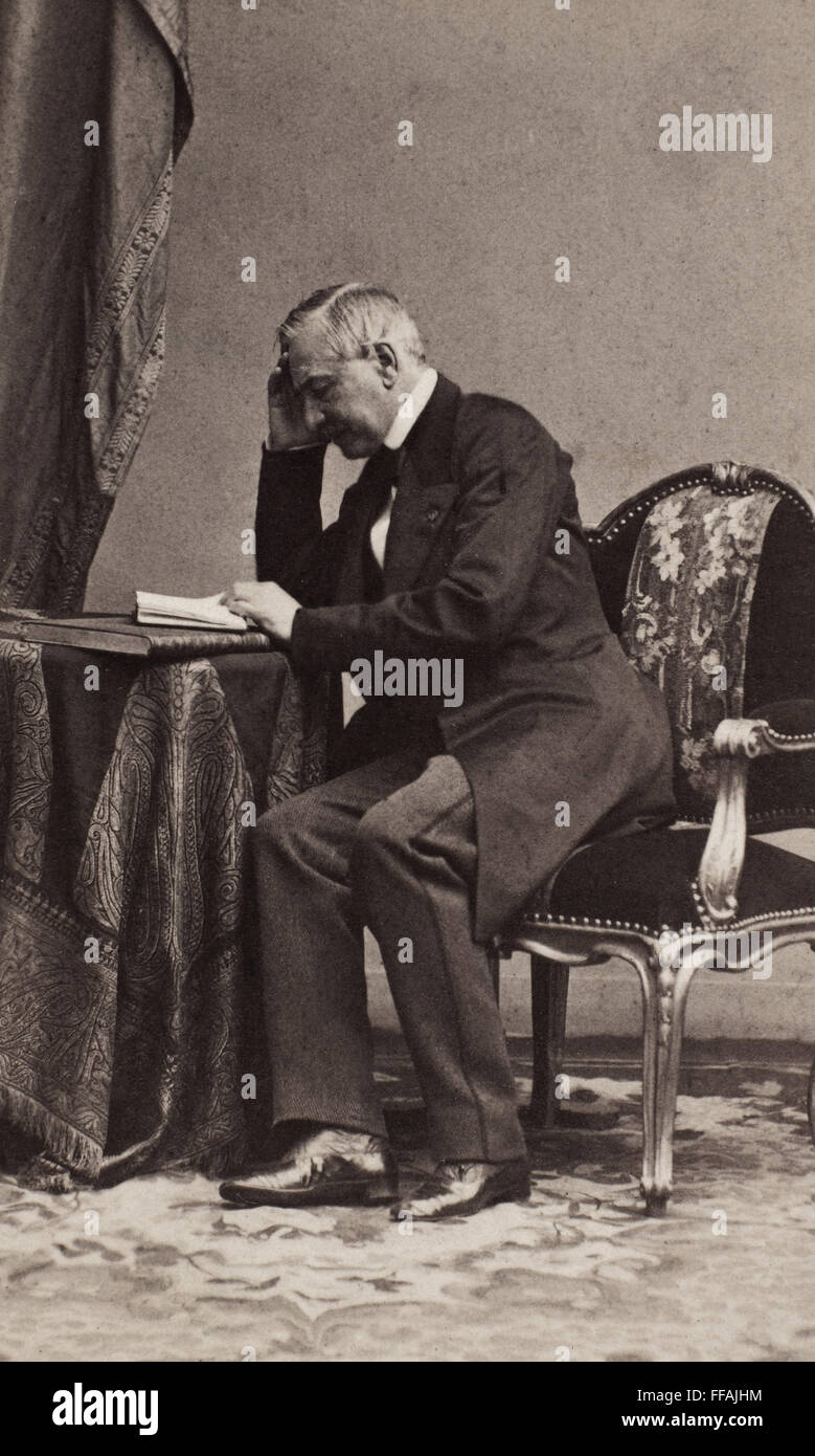 LESSEPS (1805-1894). /nVicomte Ferdinand Marie de Lesseps. French diplomat and promoter of the ...