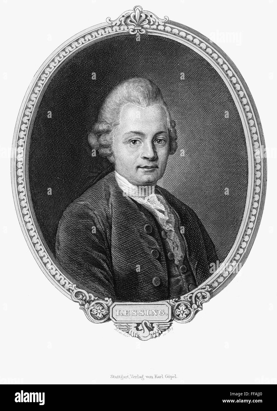 GOTTHOLD EPHRAIM LESSING /n(1729-1781). German dramatist and critic ...