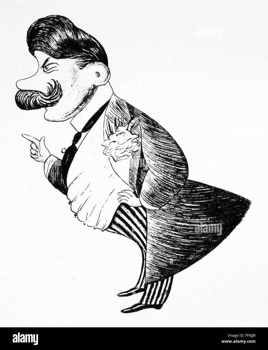 FRANK HARRIS (1854-1931). /nAmerican writer born in Galway, Ireland ...