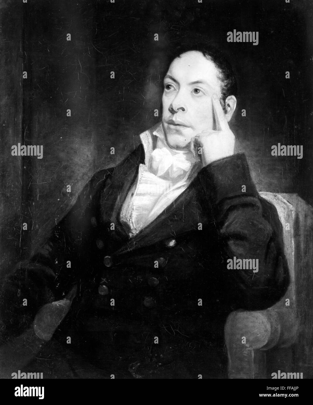 MATTHEW GREGORY LEWIS /n(1775-1818). 'Monk'. English writer. Oil on ...