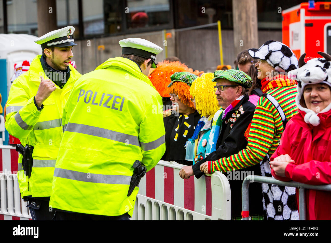 Police operation during street carnival in Cologne, Germany, during ...