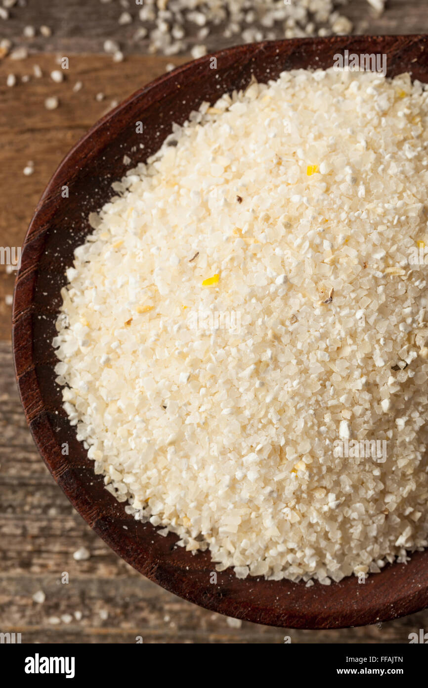 Raw Organic Dry Grits Ready to Cook Stock Photo - Alamy