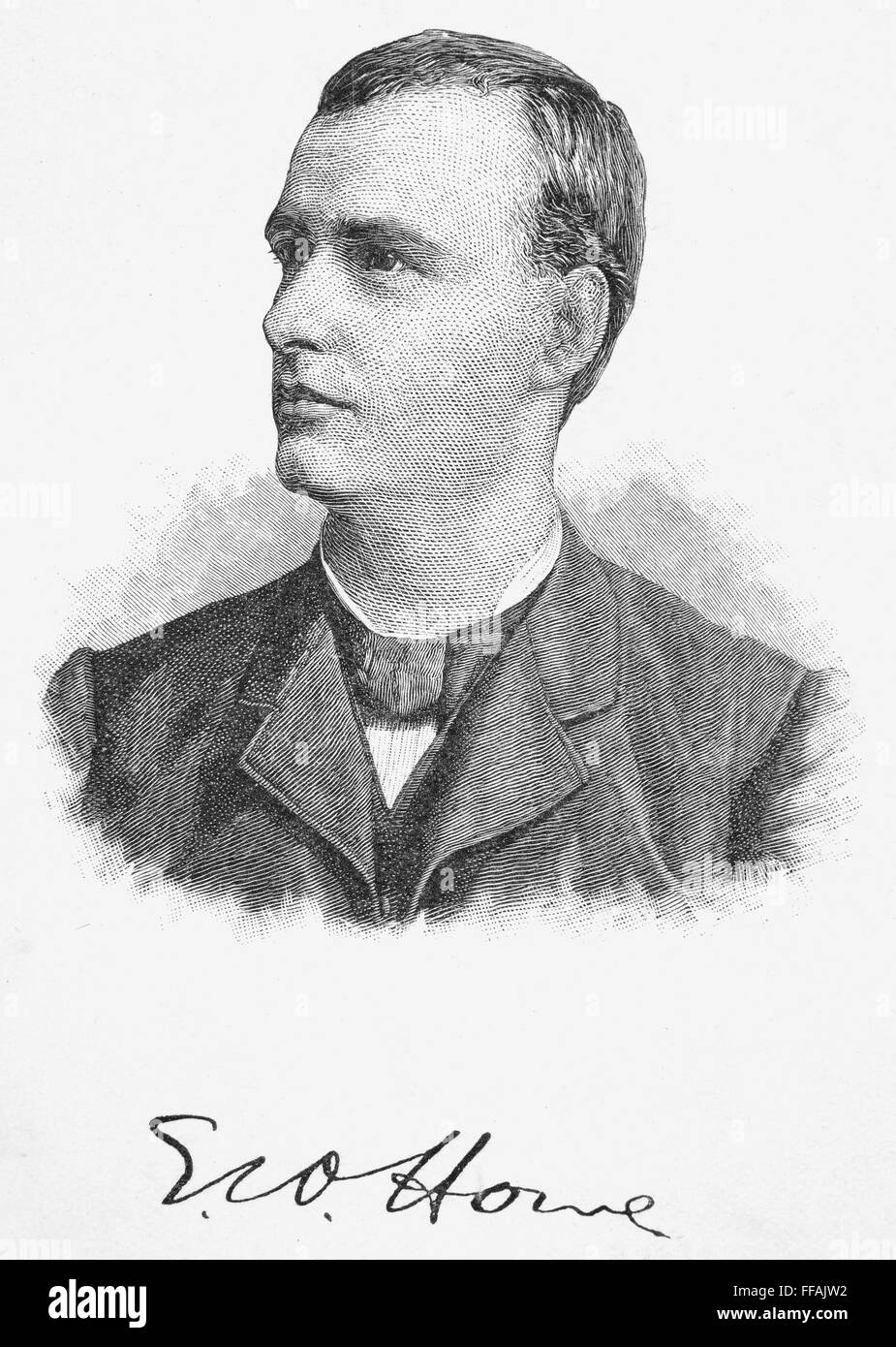 EDGAR WATSON HOWE /n(1853-1937). American journalist. Wood engraving ...