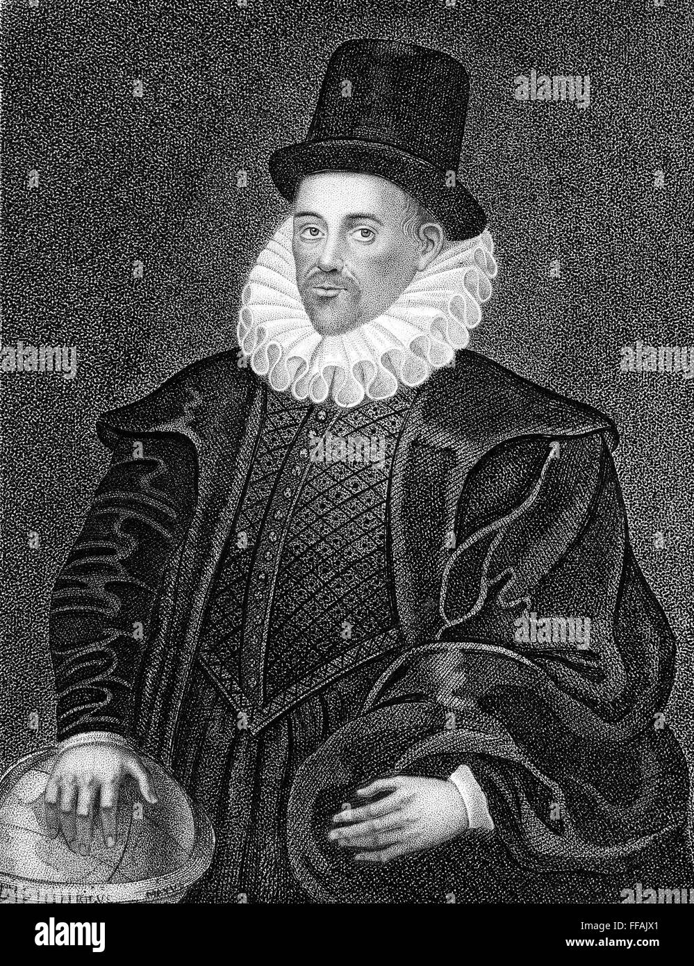 WILLIAM GILBERT (1540-1603). /nEnglish physician and physicist. Stipple ...