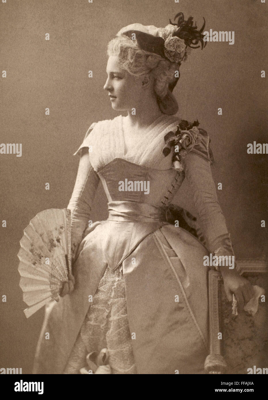 LILLIE LANGTRY (1852-1929). /nBritish actress. In the role of Lady ...