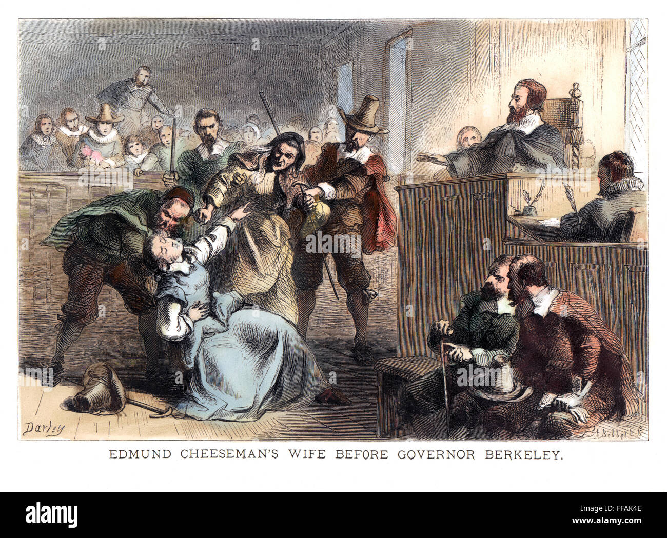 CHEESMAN'S WIFE, 1677. /nThe wife of Edmund Cheesman (or Chisman ...