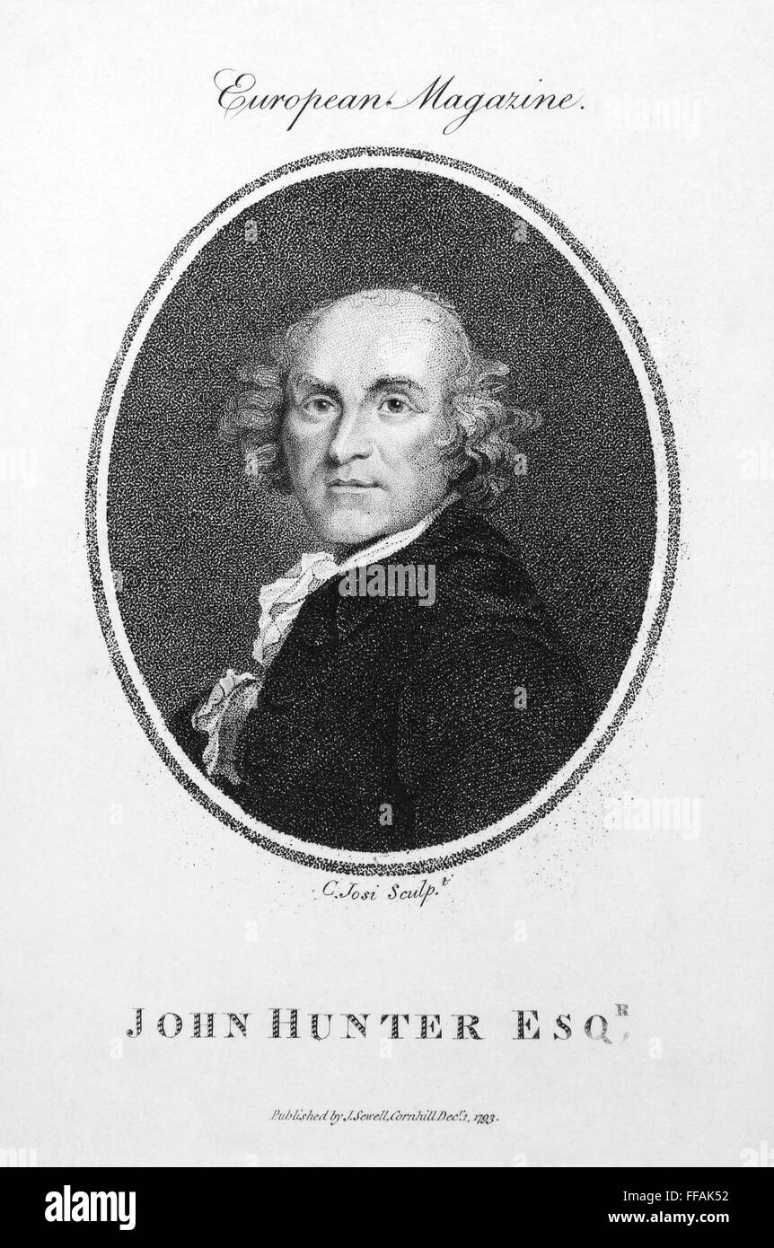 John hunter 1728 1793 scottish anatomist hi-res stock photography and ...