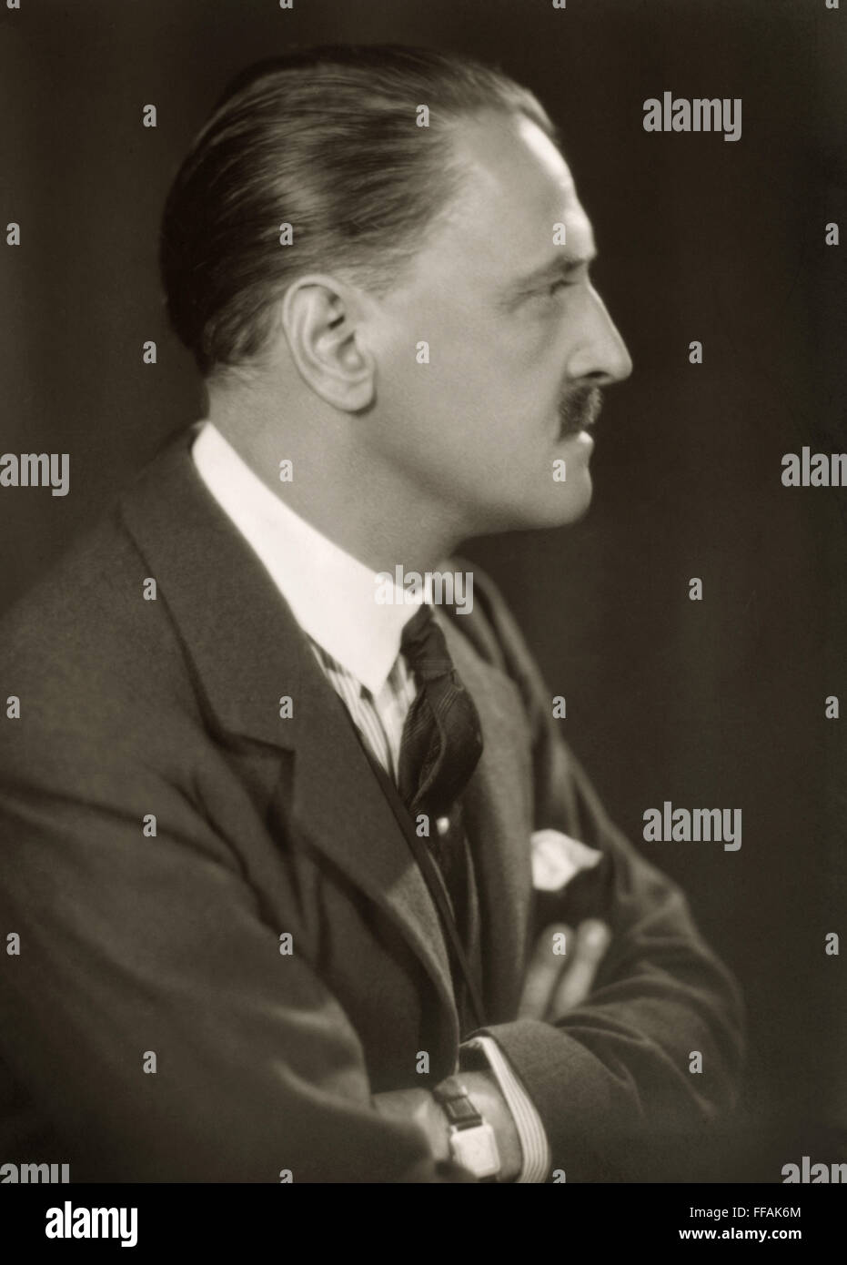 WILLIAM SOMERSET MAUGHAM /n(1874-1965). English novelist and playwright ...