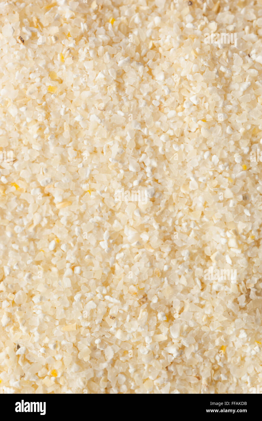 Raw Organic Dry Grits Ready to Cook Stock Photo - Alamy