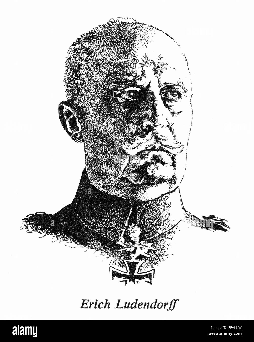 ERICH F.W. LUDENDORFF /n(1865-1937). German general and politician ...