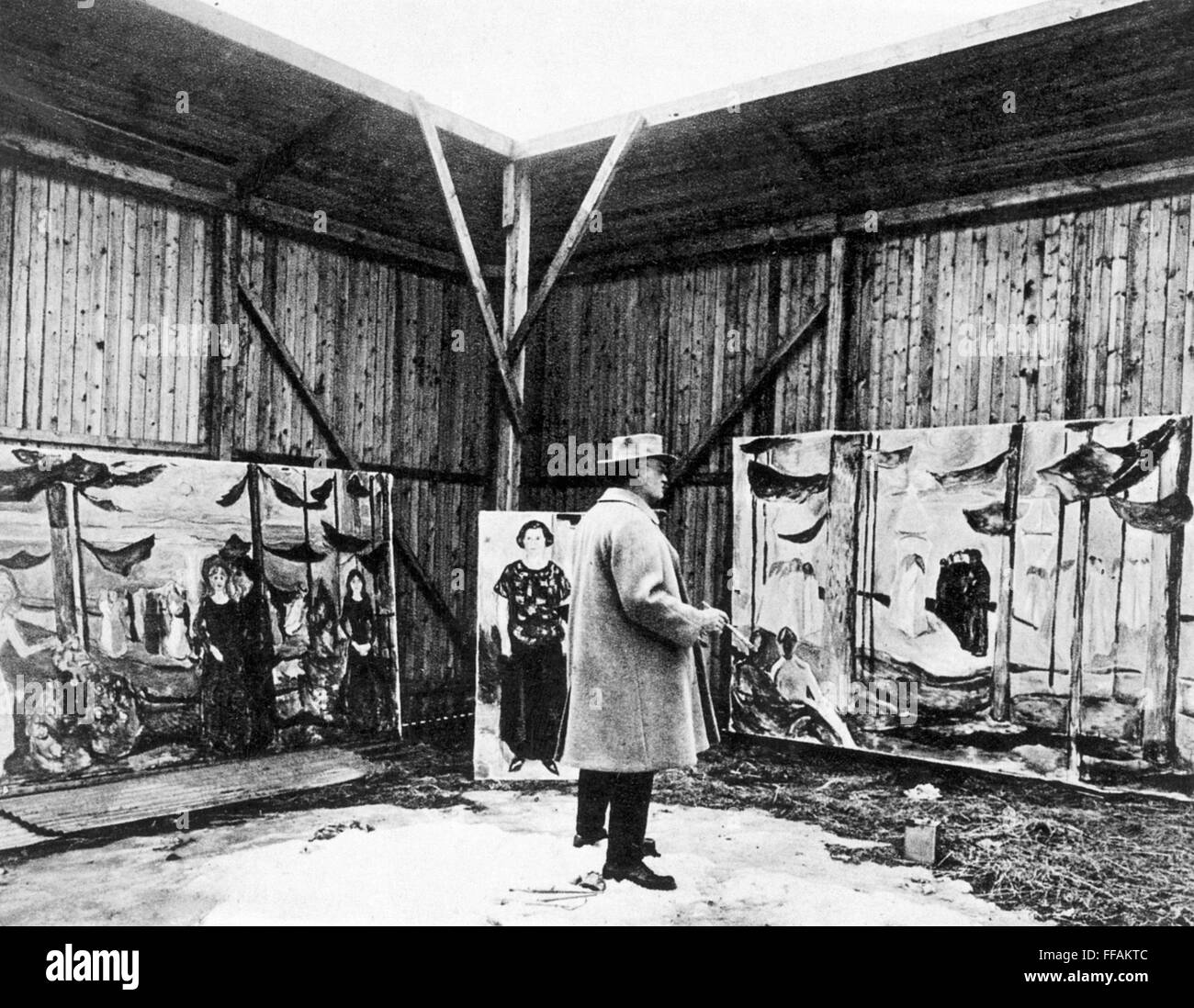 EDVARD MUNCH (1863-1944). /nNorwegian painter and printmaker. Munch in ...