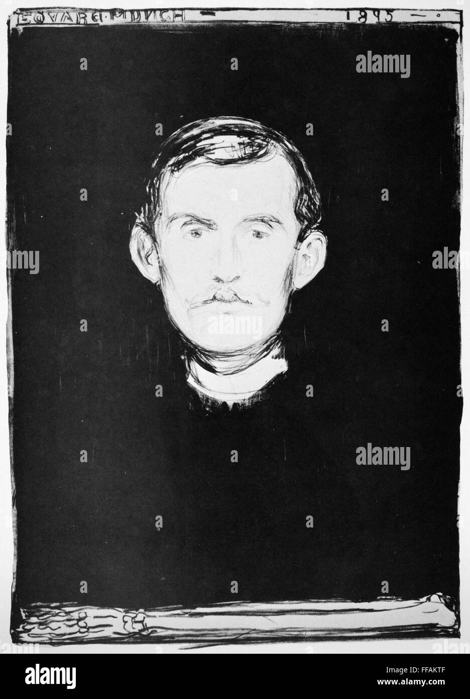 EDVARD MUNCH (1863-1944). /nNorwegian painter and printmaker. Self ...