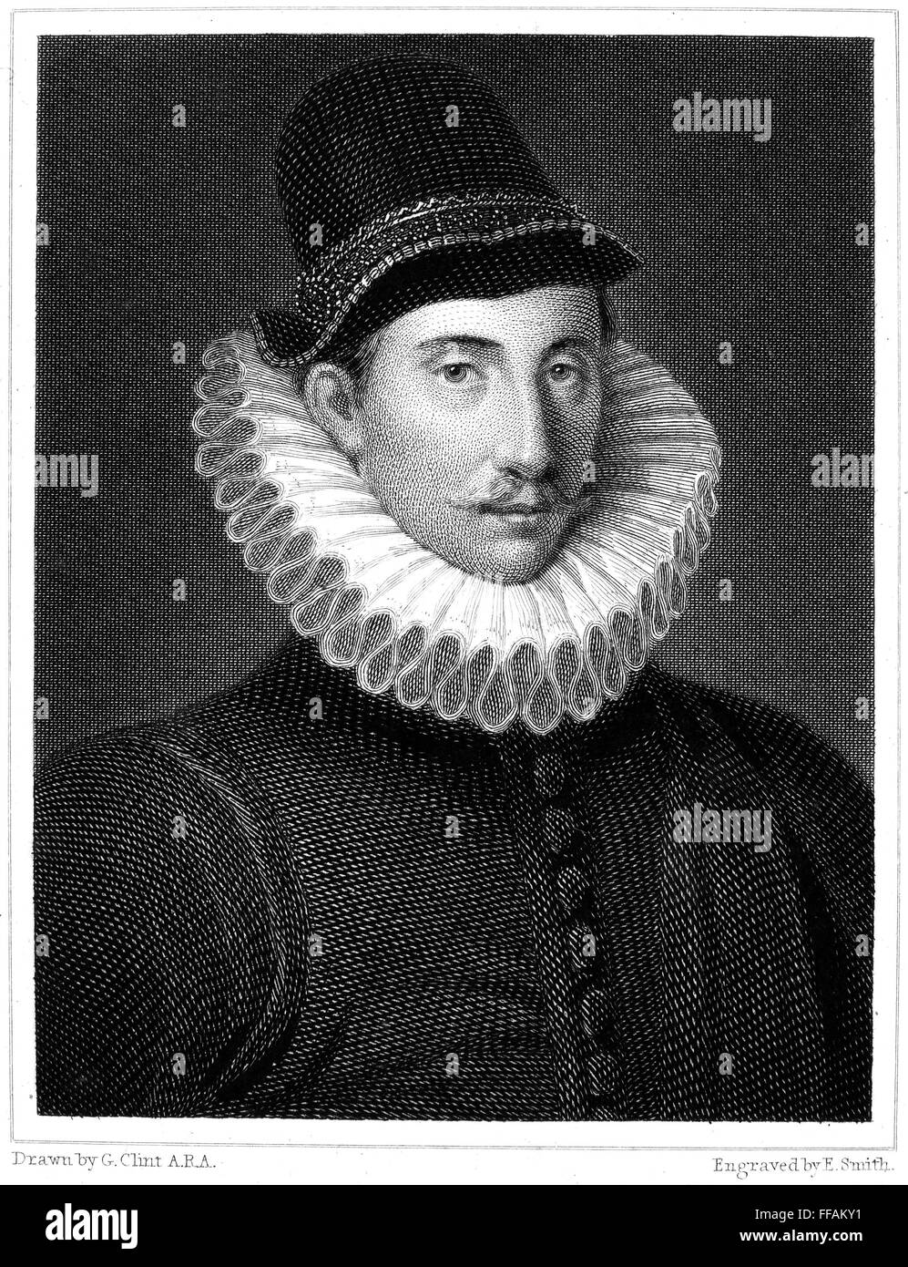 SIR FULKE GREVILLE /n(1554-1628). 1st Braon Brooke. English poet and ...