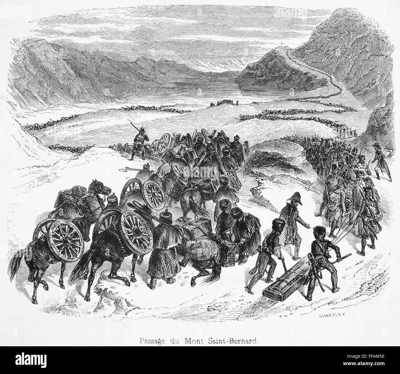 Napoleon bonaparte crossing the alps hi-res stock photography and ...