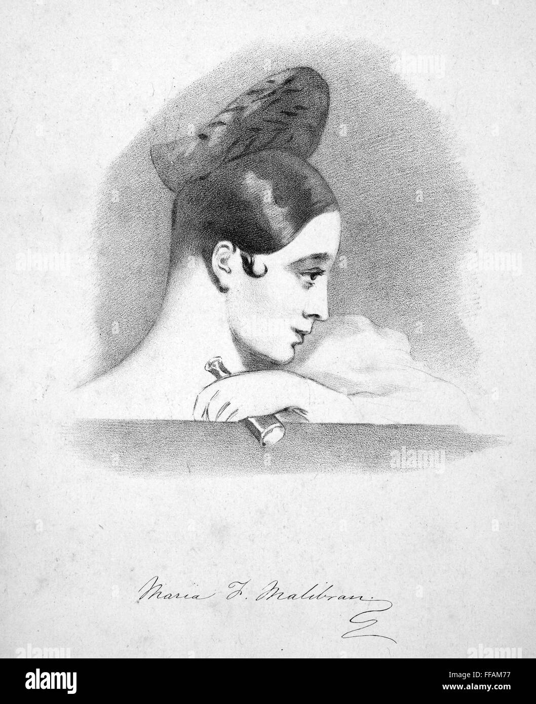 MARIA MALIBRAN (1808-1836). /nNΘe Marφa Felicitas Garcφa. French ...