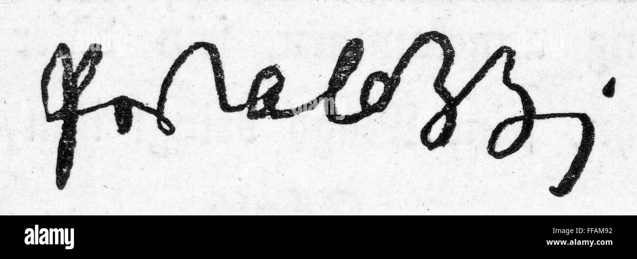 JOHANN PESTALOZZI /n(1746-1827). Swiss educational reformer. Autograph ...