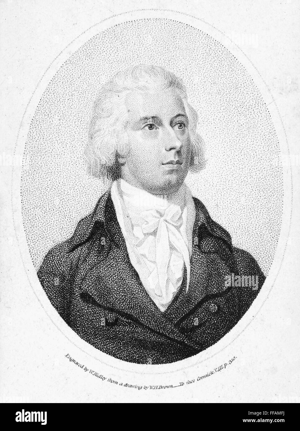 WILLIAM PITT (1759-1806). /nEnglish statesman. Stipple engraving ...